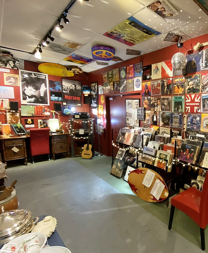 The Florida sun creates a perfect spotlight on Treasure Island Antiques, as if Mother Nature herself is saying, "Look what I found for you!"