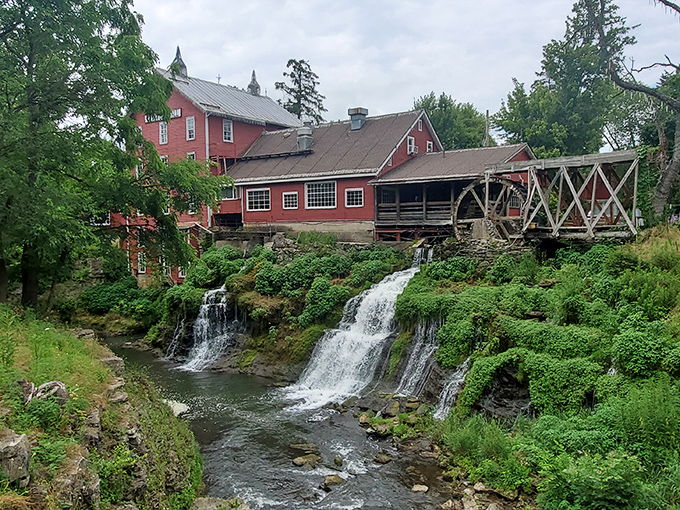 Mirror, mirror on the lake - Blue Rock's pristine waters reflect nature's beauty like a postcard come to life.