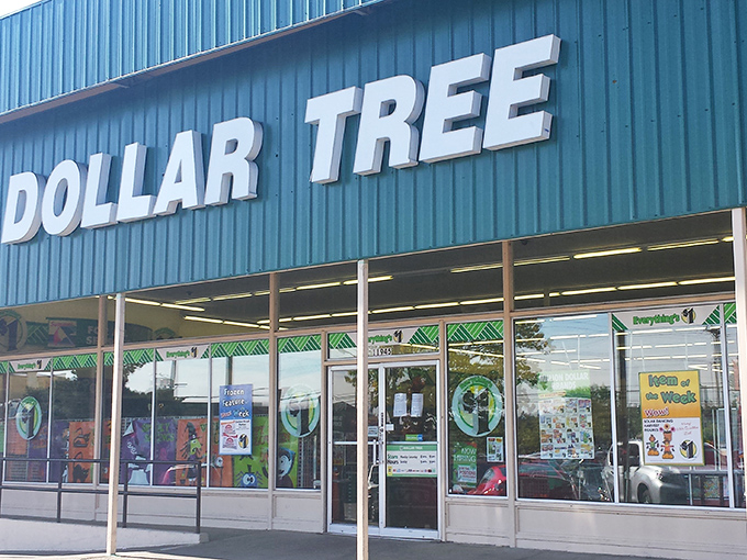 The iconic blue facade of Dollar Tree in Tigard beckons bargain hunters with its siren song of savings and treasure-hunting possibilities.