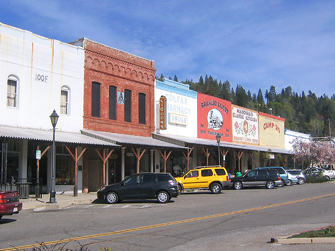 Downtown Colfax looks like a movie set where Americana meets the Gold Rush, complete with colorful storefronts that whisper tales of yesteryear.