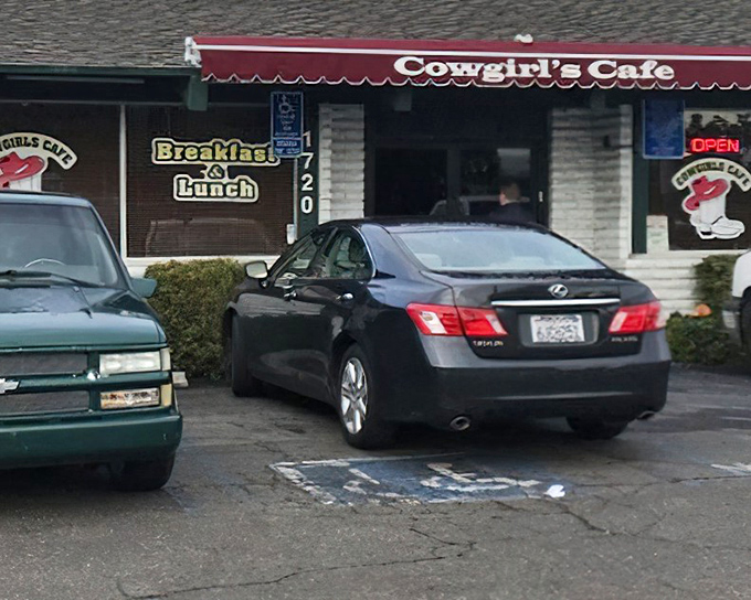 That unassuming storefront holds breakfast magic that would make your grandmother weep with joy. 