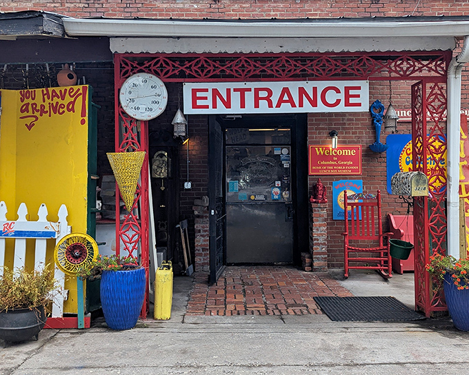 Mickey Mouse stands guard at the entrance to this wonderland of nostalgia, where lunch boxes become time machines to childhood memories.