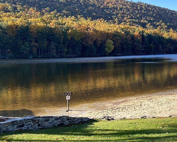 This beautiful scenery is waiting for visitors explore the pristine waters of Cowans Gap Lake. Nature's playground at its finest!