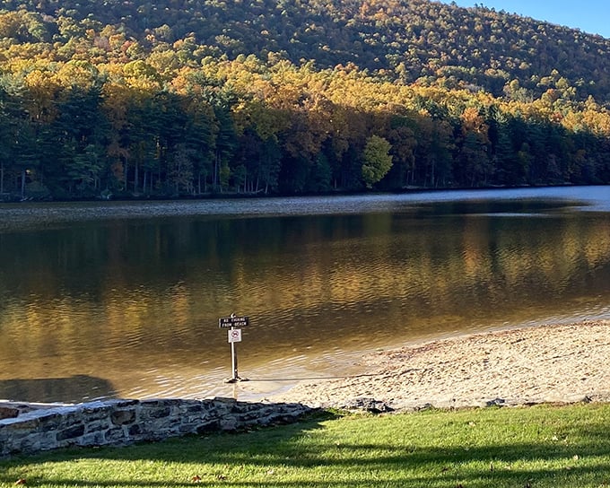 This beautiful scenery is waiting for visitors explore the pristine waters of Cowans Gap Lake. Nature's playground at its finest!