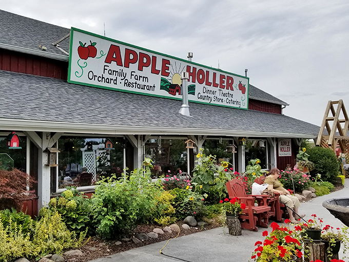 The red barn charm of Apple Holler welcomes visitors with colorful gardens and a promise of orchard adventures. Wisconsin farm-to-table doesn't get more literal than this!