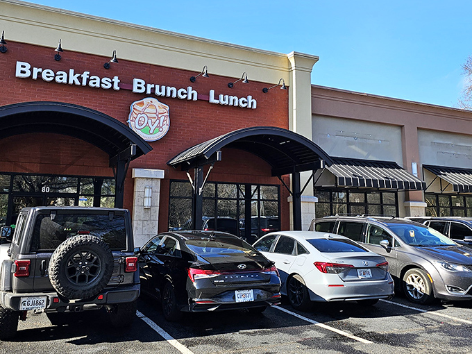 The bright orange facade of Oy! beckons hungry Atlantans with a simple promise: Breakfast, Brunch, Lunch. Sometimes the best culinary treasures hide in plain sight.