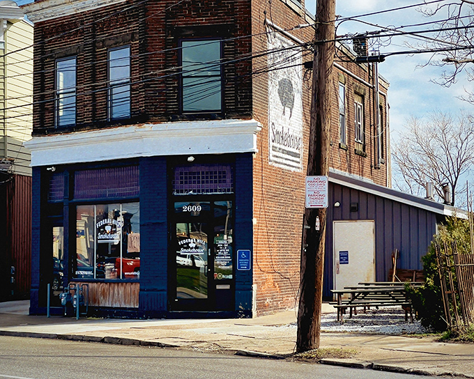 The unassuming blue corner building that houses Federal Hill Smokehouse might not look like barbecue paradise, but trust me&mdash;culinary miracles happen inside these brick walls.