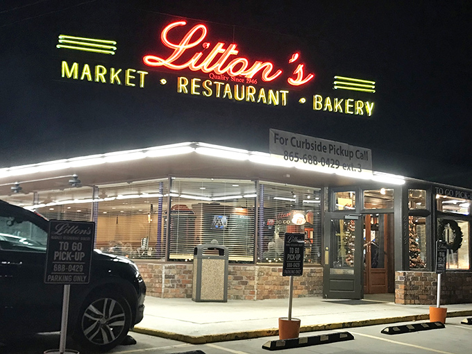 That classic neon glow promises the kind of comfort food that makes your heart sing louder than karaoke night.