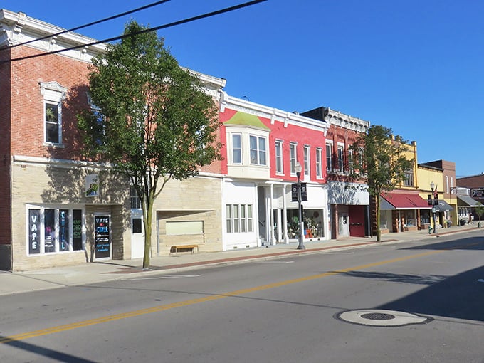 Ada's Main Street looks like it was plucked straight from a Hallmark movie set &ndash; colorful storefronts bathed in sunshine, promising small-town treasures within.