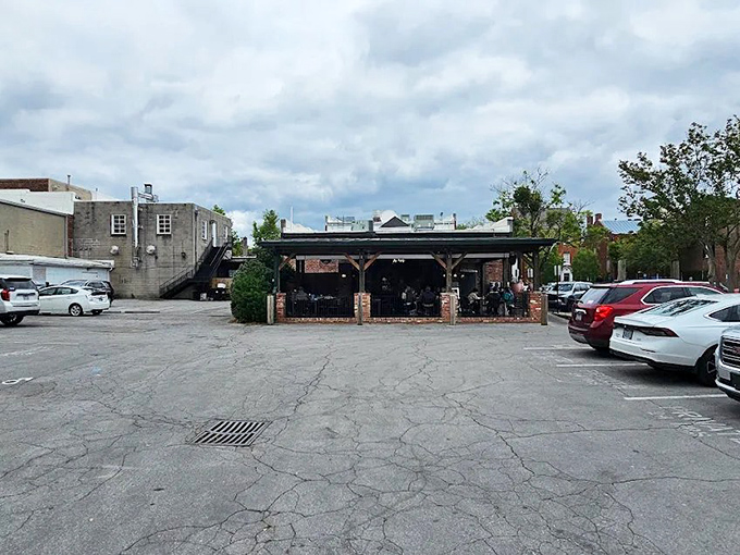 Morgan's Tavern & Grill welcomes you with rustic brick charm and a covered patio that practically begs you to sit and stay awhile.