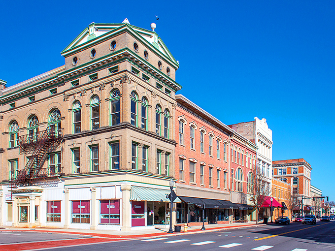 The majestic Fort Piqua Plaza dominates downtown like a castle that decided to major in architecture rather than dragon-slaying. Pure Romanesque Revival grandeur.