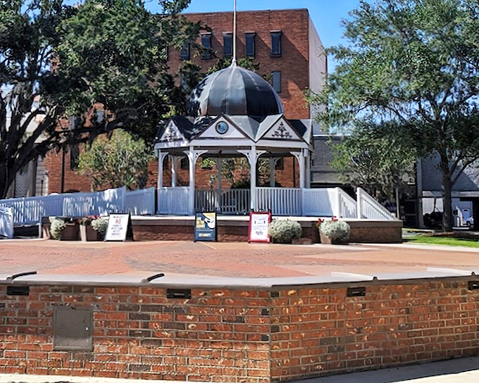 Ocala's historic downtown gazebo stands as the heart of the square, where time slows and community gathers beneath its distinctive dome.