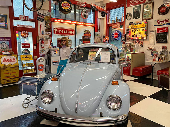 Chrome and curves dance together in automotive harmony, creating a symphony of American engineering excellence.