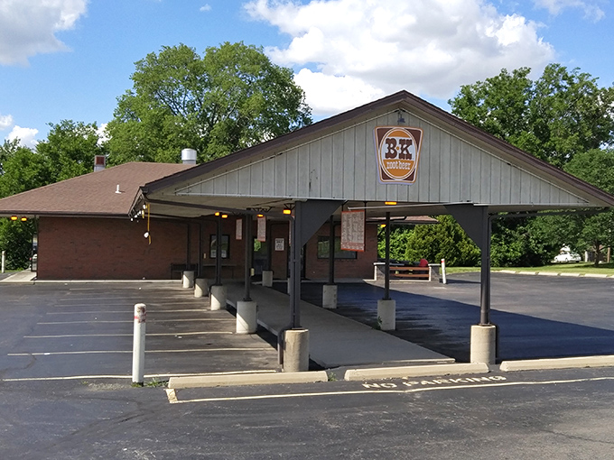 The unassuming exterior of B-K Root Beer stands like a time capsule in Troy, Ohio, where summer memories have been made since 1959.