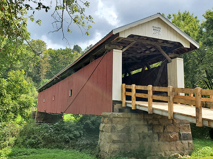 This red beauty has been stealing hearts and stopping traffic since the 1870s, like Ohio's answer to a classic convertible.