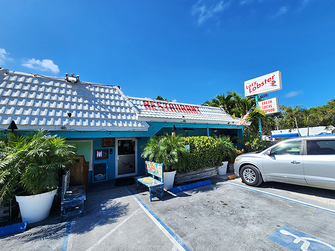 The unassuming exterior of Lazy Lobster hides culinary treasures within. Like finding a pearl in an oyster, this Key Largo gem rewards those who venture inside.