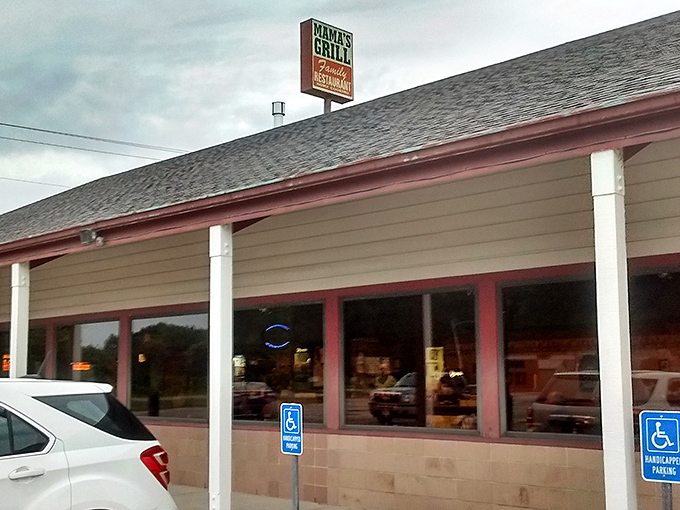 The unassuming exterior of Mama's Porch and Grill stands like a breakfast beacon in Batavia, promising comfort food that'll make your taste buds do a happy dance.