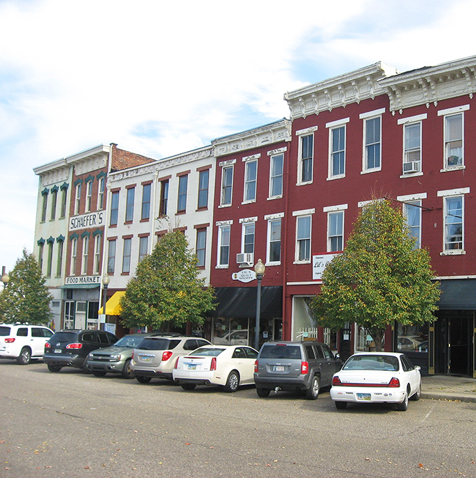 Colorful historic buildings line Portsmouth's downtown, where 19th-century architecture gets a fresh coat of paint and a second chance at glory.