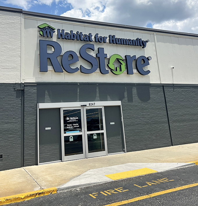 The unassuming facade of Tampa's ReStore hides a treasure trove of home goods that would make any bargain hunter's heart skip a beat.