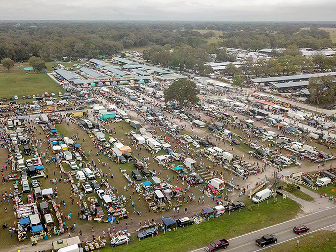 The gateway to treasure hunting paradise! Swap-O-Rama's iconic entrance promises adventures that'll make your wallet happy and your collection complete.