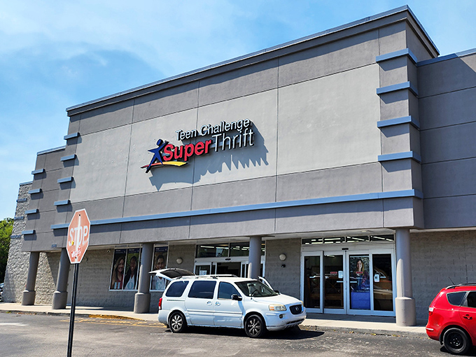 The unassuming exterior of SuperThrift belies the treasure trove within&mdash;like finding a portal to bargain heaven disguised as a strip mall storefront.