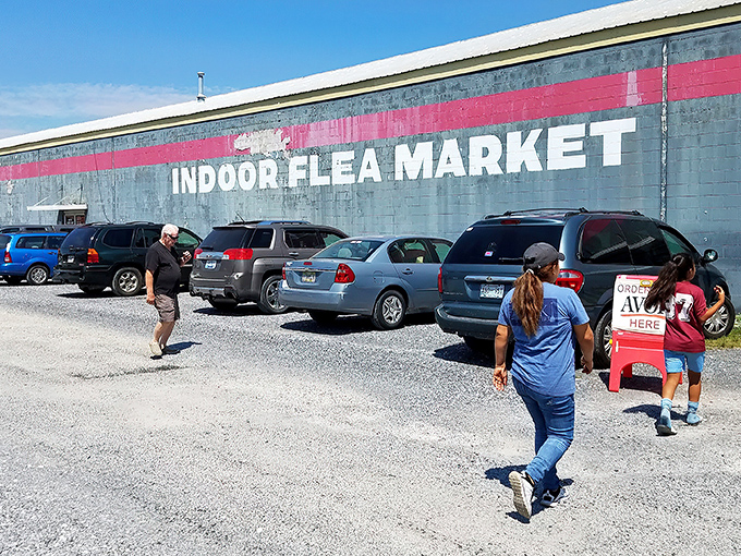 The unassuming exterior of Big D Flea Market beckons with the promise of treasures within. Like a retail TARDIS&mdash;bigger on the inside than physics should allow.