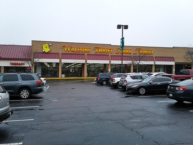 Welcome to treasure-hunting paradise! The unassuming exterior of Waldorf Thrift Store belies the wonderland of possibilities waiting inside.