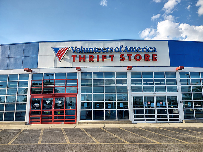 This blue and red fortress of forgotten treasures stretches wider than your weekend plans.