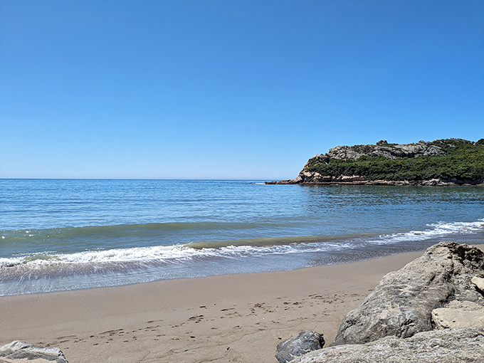 The Pacific puts on its best blue dress at Dillon Beach, where the waves whisper secrets only locals know. Nature's therapy session is always in session here.
