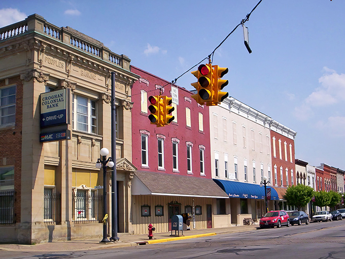 Main Street Clyde offers that perfect postcard view of small-town America, with historic brick buildings and tree-lined sidewalks that practically whisper "affordable retirement awaits."