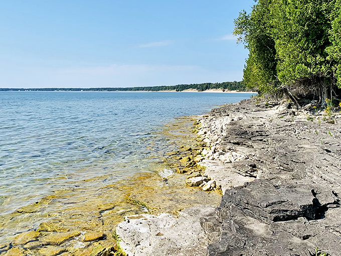 Where crystal waters meet golden shores. Lake Michigan's pristine coastline at Whitefish Dunes offers a Caribbean-worthy beach experience without the passport hassle.