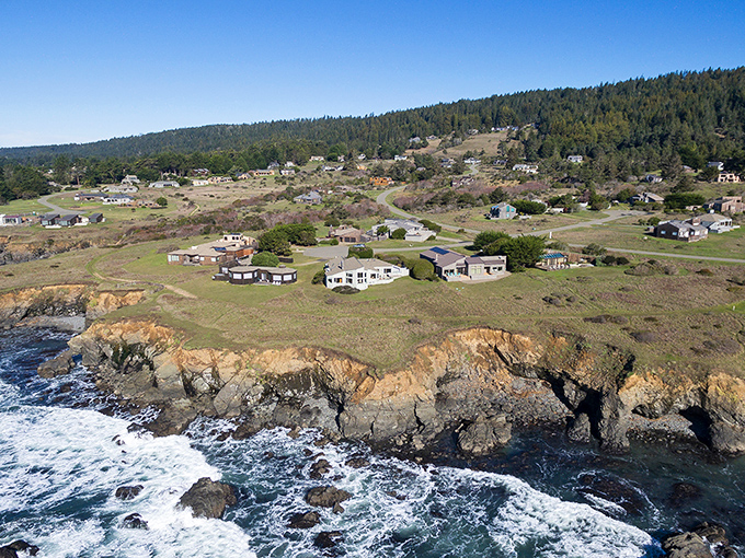 Where the land meets the sea in perfect harmony. Sea Ranch's timber homes nestle into coastal bluffs like they've always belonged there.