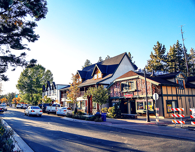 The Village at Big Bear Lake looks like a movie set where alpine charm meets California sunshine&mdash;no CGI required.