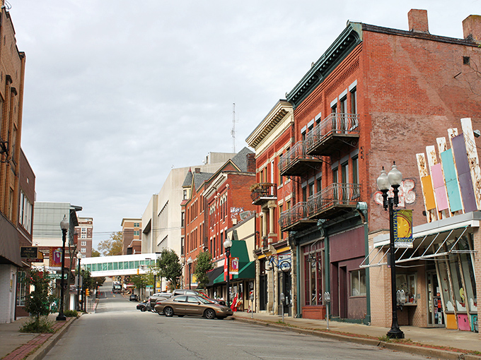 Downtown Greensburg showcases that perfect small-town charm with the historic Rialto Restaurant anchoring a street that practically begs you to take a leisurely stroll.