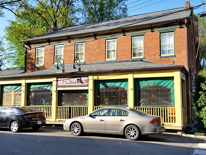 History meets hospitality at Hendel's brick exterior, where the yellow-trimmed windows invite you into a Florissant landmark that's been satisfying hungry Missourians for generations.