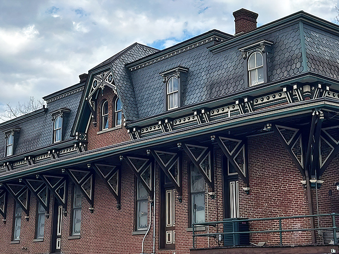 The historic Lehigh Valley Railroad Station now houses culinary treasures instead of travelers. This Second Empire masterpiece proves great architecture and great food make perfect traveling companions.