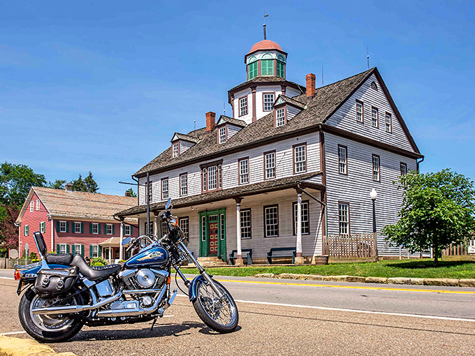 That distinctive cupola isn't just architectural eye candy – it's Zoar's crown jewel watching over centuries of stories.