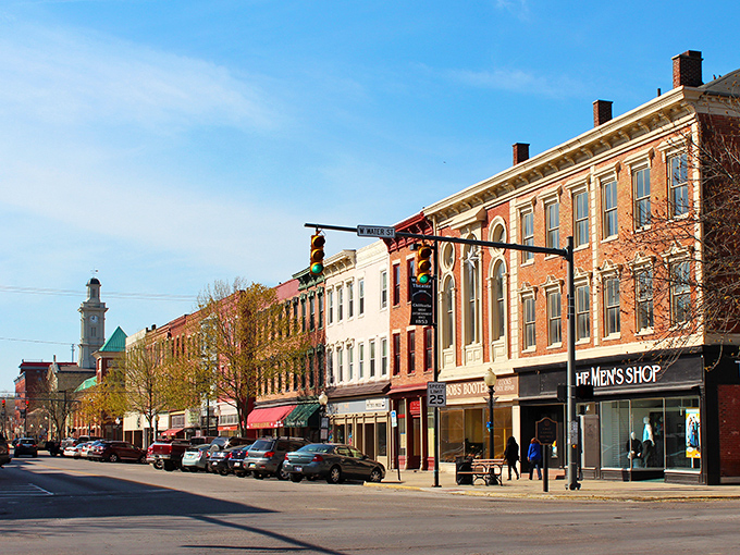 Downtown Chillicothe stands like a time capsule with modern amenities – those red brick buildings have witnessed two centuries of American dreams unfolding.