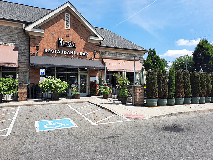 Nicola's welcoming brick fa&ccedil;ade feels like an elegant Italian villa that somehow landed in Columbus without disturbing the neighbors.