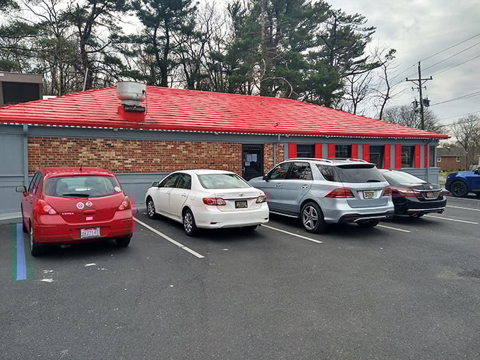 That iconic red roof isn't just eye-catching&mdash;it's a beacon of breakfast hope for hungry Delawareans seeking their morning salvation.