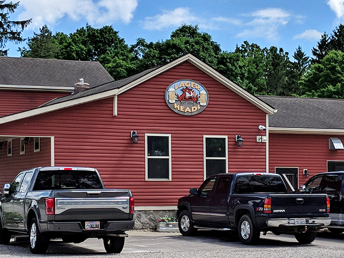 The unassuming red exterior of Lager Heads beckons like a barbecue beacon. Sometimes the most memorable culinary journeys begin in places without valet parking.