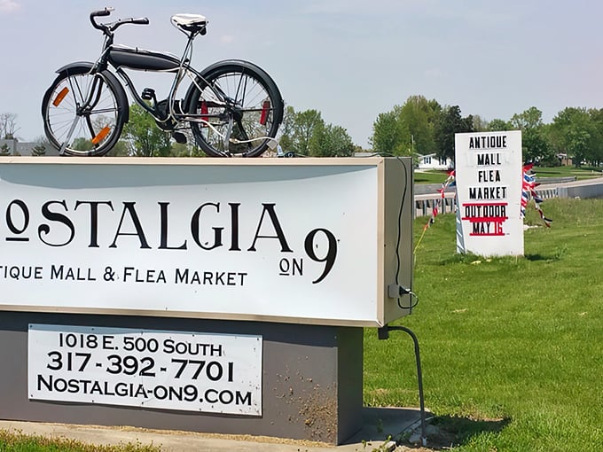 The unassuming white brick exterior of Nostalgia on 9 is like a poker player with a royal flush &ndash; not giving away the treasures that await inside.