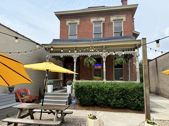 This charming brick beauty houses barbecue magic that'll make your neighbors wonder where you disappeared to.