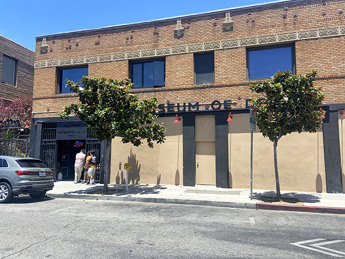 The unassuming brick facade of Hollywood's Museum of Death gives little hint of the macabre collection waiting inside. Sunny California meets the ultimate dark tourism destination.