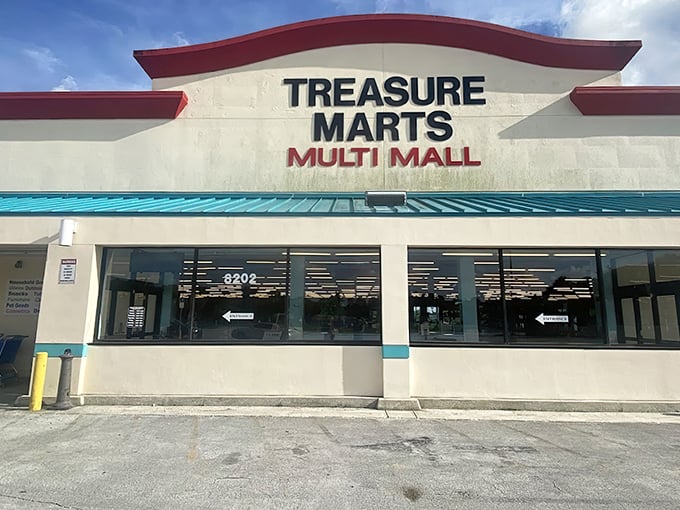 The unassuming facade of Treasure Marts belies the wonderland within &ndash; like finding Narnia in a strip mall.