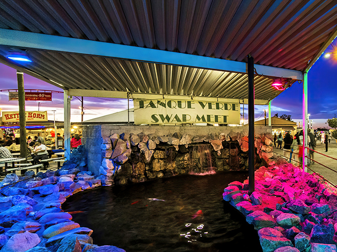 From graphic tees to jackets and plaid shirts, this vendor's display offers the Southwest equivalent of a department store clothing section&mdash;minus the awkward fitting room encounters.