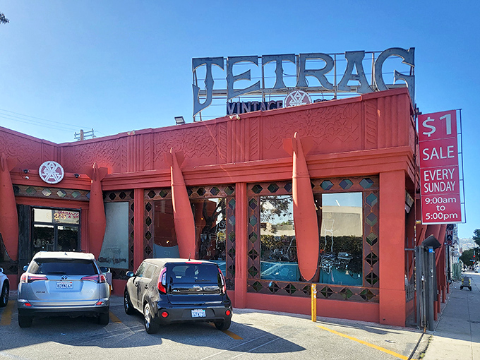 That distinctive coral-colored facade isn't just Instagram-worthy &ndash; it's your gateway to fashion paradise. 