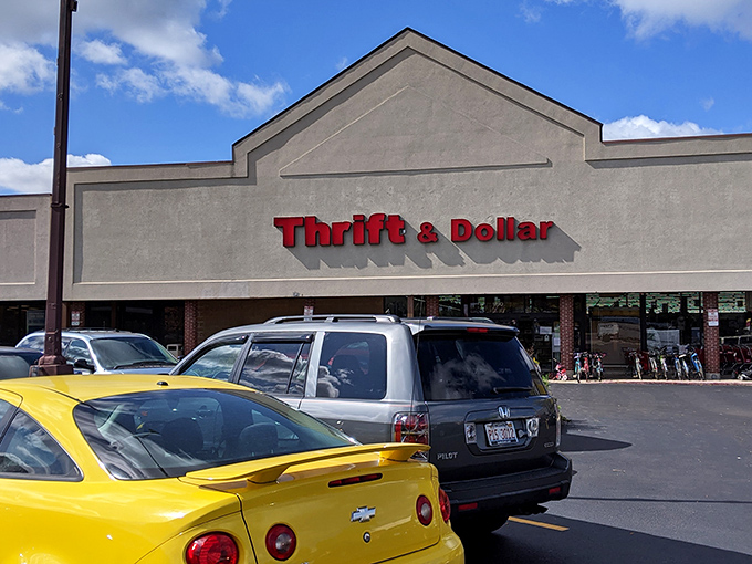 The unassuming storefront belies the wonderland within &ndash; like finding Narnia in a strip mall, but with more vintage lamps and fewer talking lions.