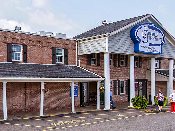 The unassuming brick exterior hides a treasure trove within&mdash;like finding out your quiet neighbor is secretly a rock star.