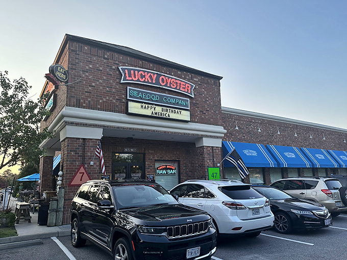 The brick fortress of flavor announces itself with multiple "Winner" banners &ndash; a restaurant that doesn't just talk the talk but walks the delicious walk.